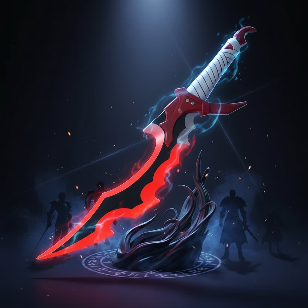 Solo Leveling Foam Knight Killer Dagger – Anime Armory