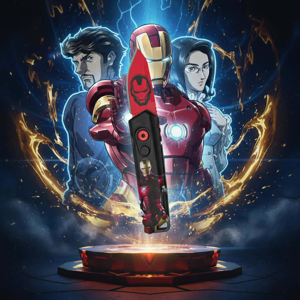 Iron Man 5" Mini Switchblade – Anime Armory