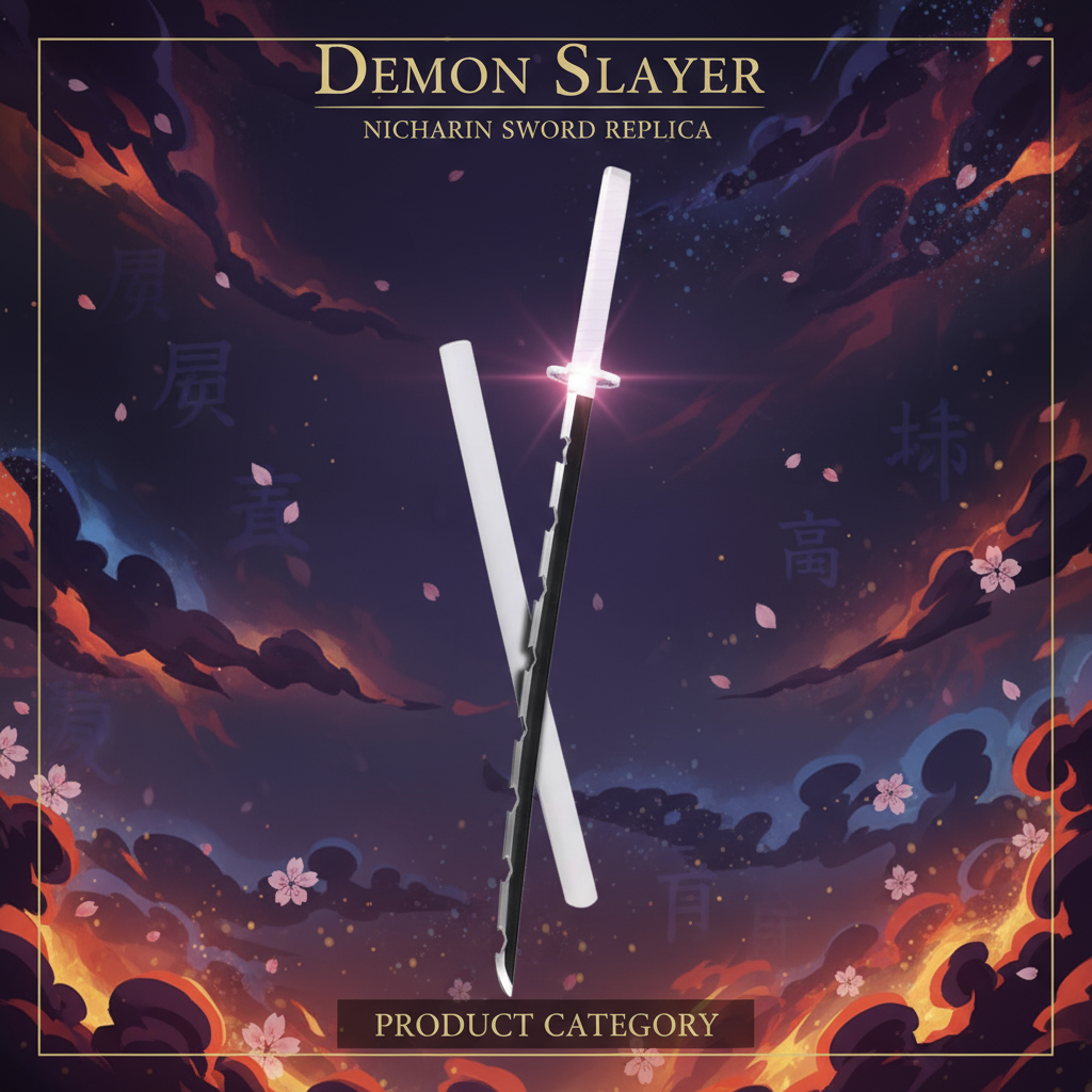 Demon Slayer Sword – Inosuke Hashibira Nichirin (SINGLE) Sword – Anime ...