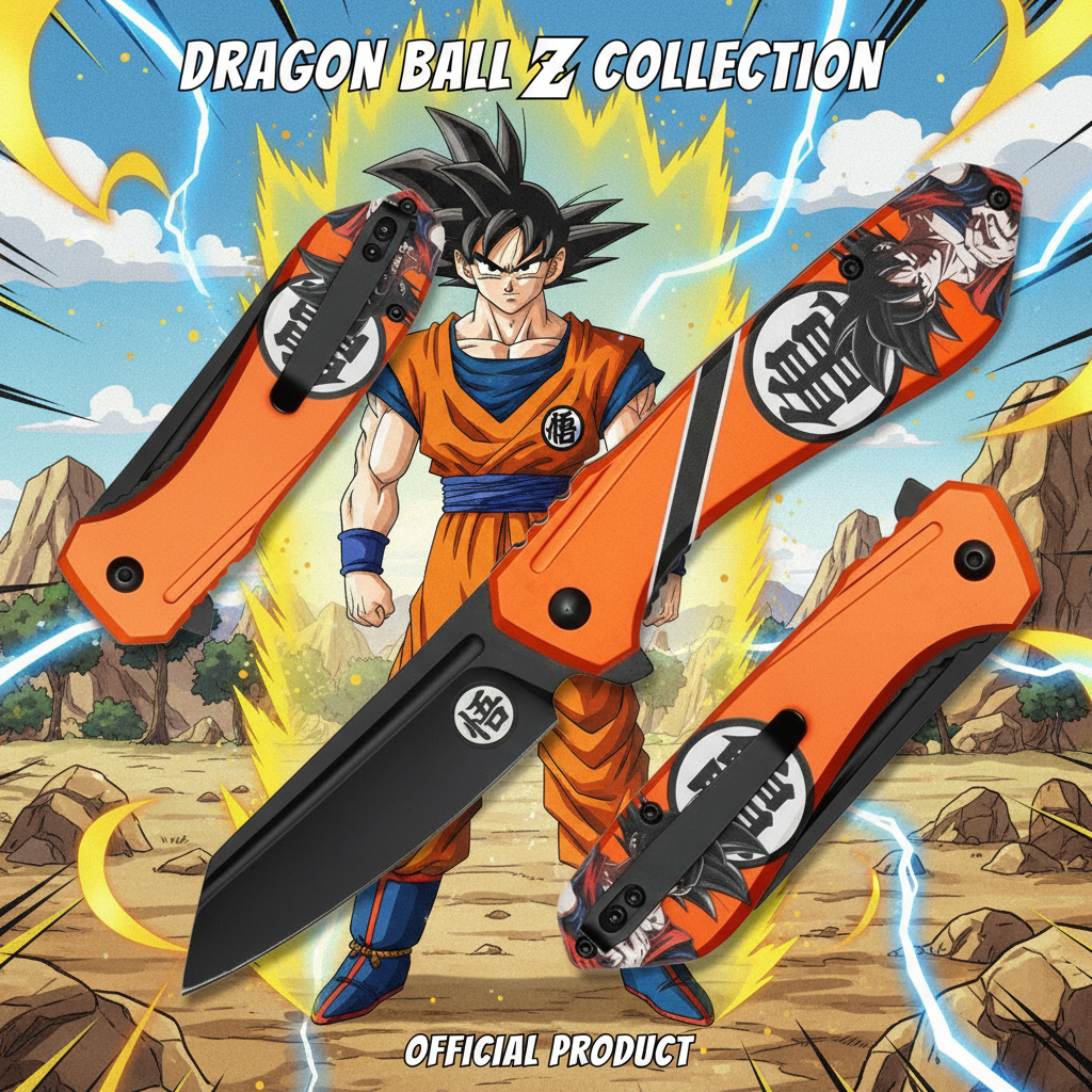 Dragon Ball Knife- Goku DBZ SPRING ASSISSITED KNIFE – Anime Armory