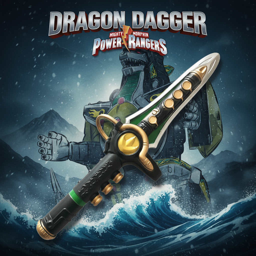 Mighty Morphin Power Rangers – Green Ranger Foam Dagger Flute – Anime ...