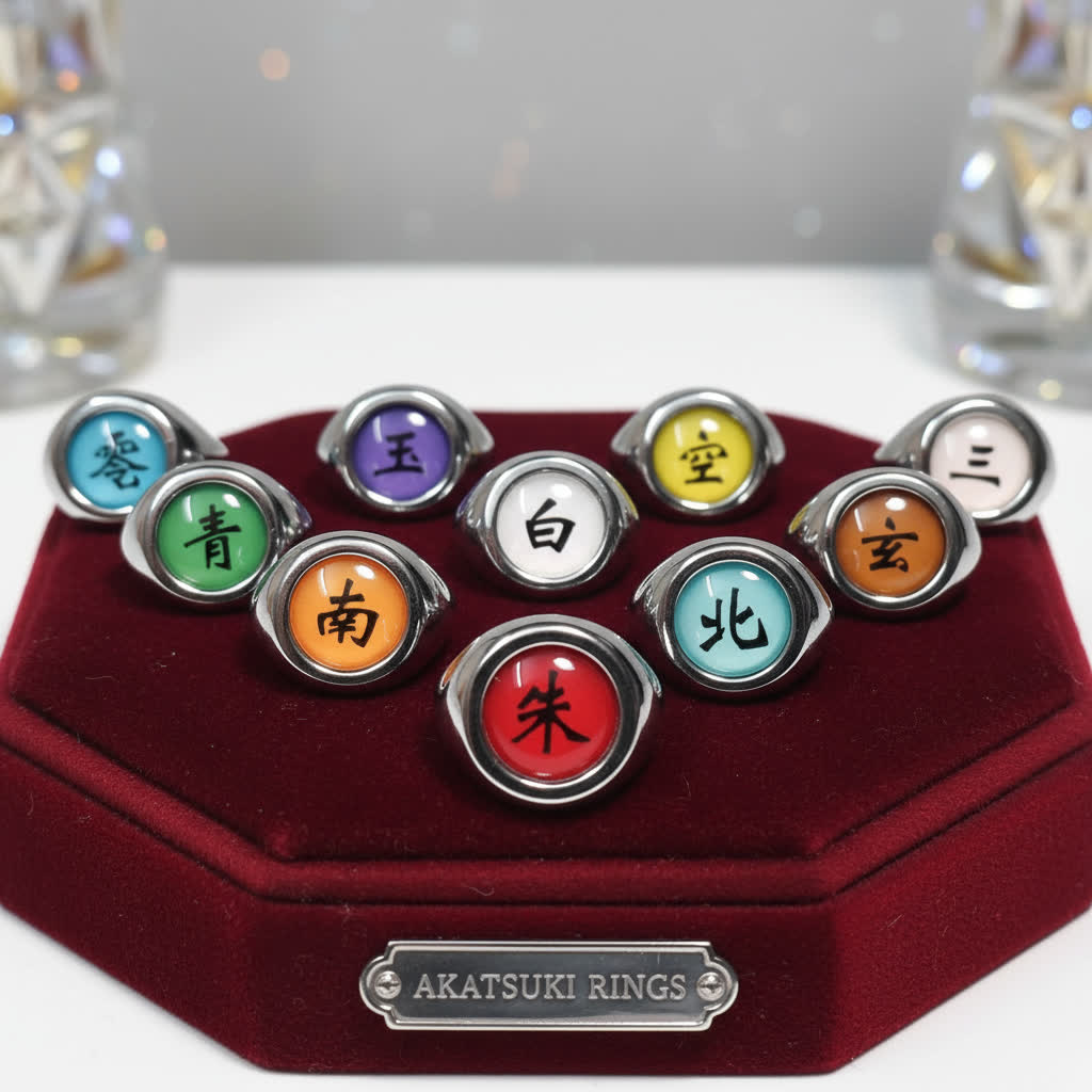 Naruto Akatsuki Rings – Anime Armory